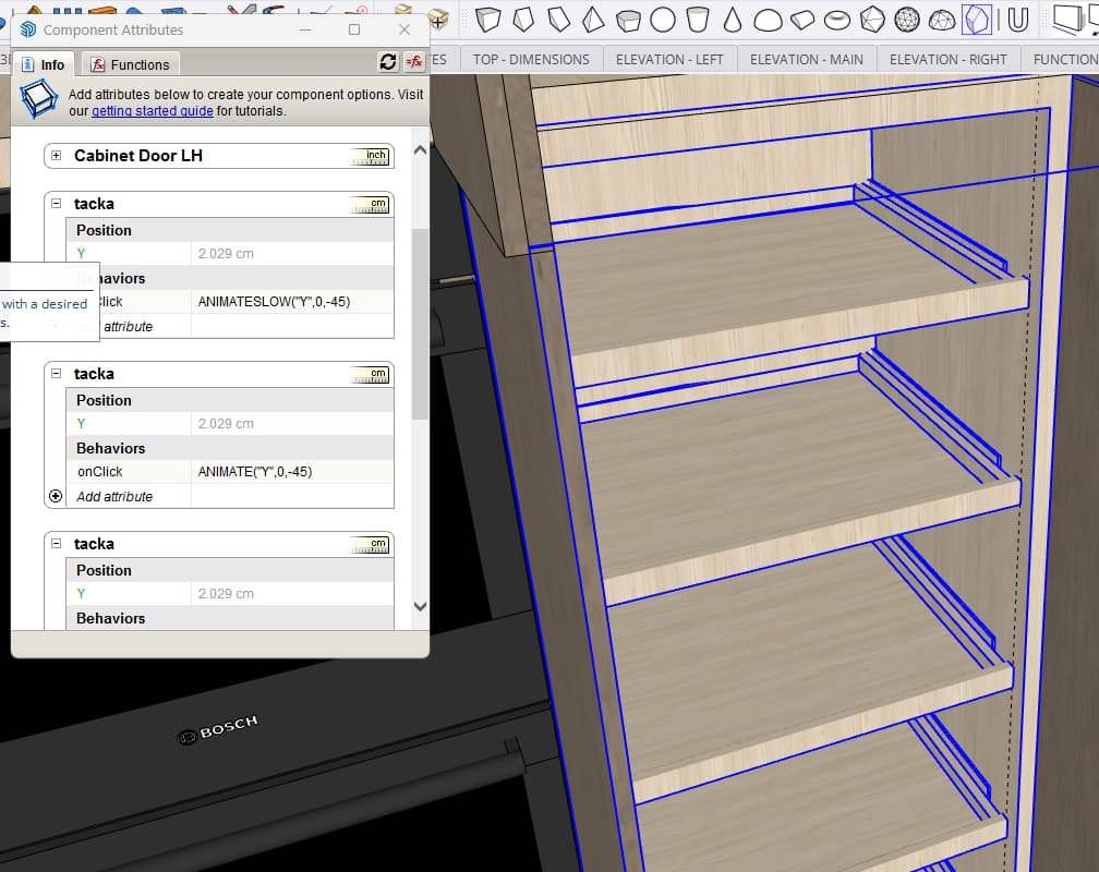 Animated component moves small offset 1st for no reason, requires extra click, returns to wrong ...