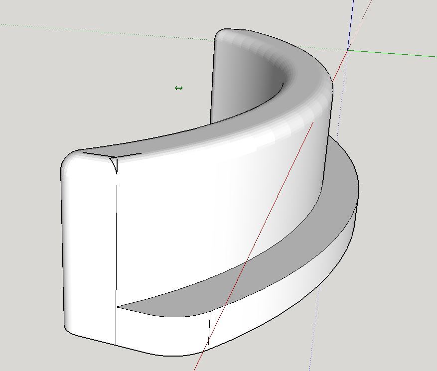 How Can I Make A Bevel Around A Curved Surface SketchUp SketchUp