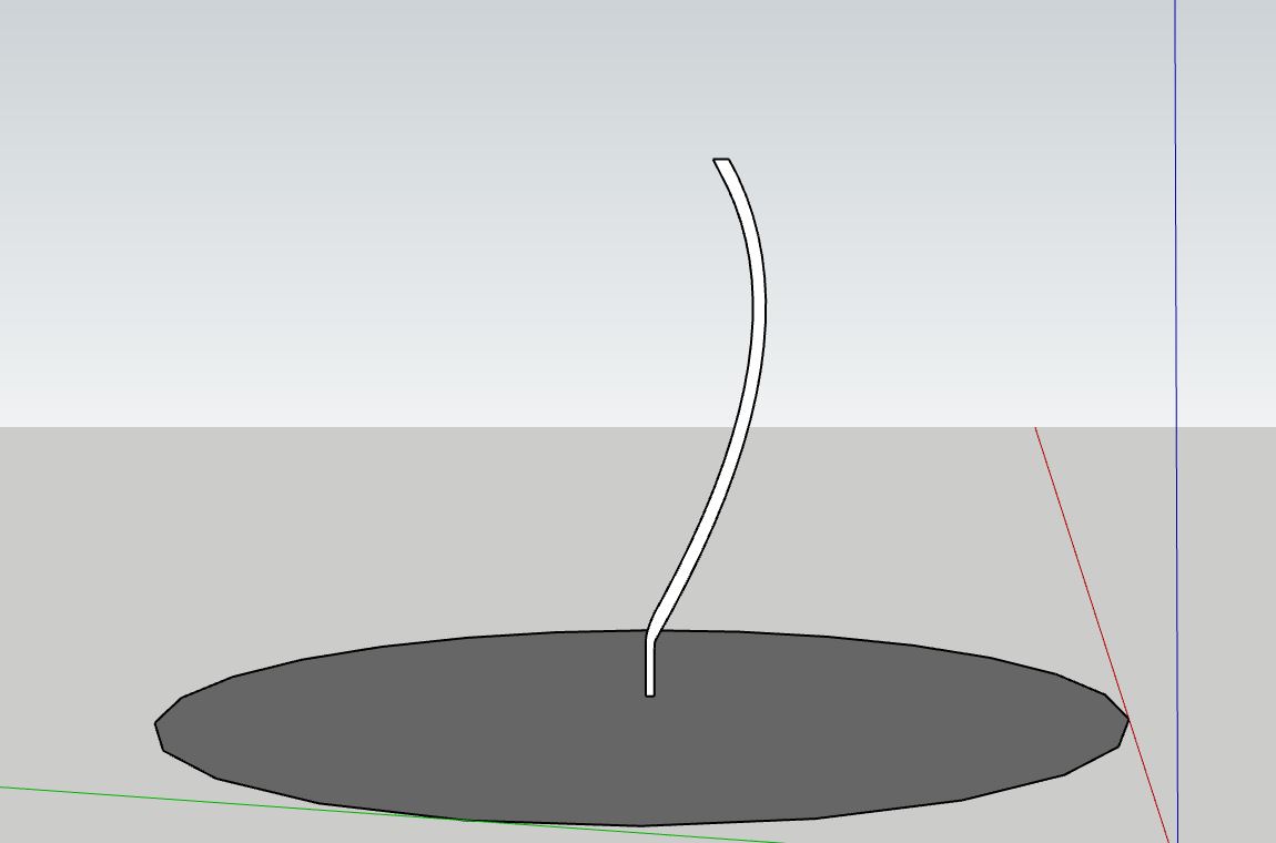 Object getting divided into two when using follow me tool - SketchUp - SketchUp Community
