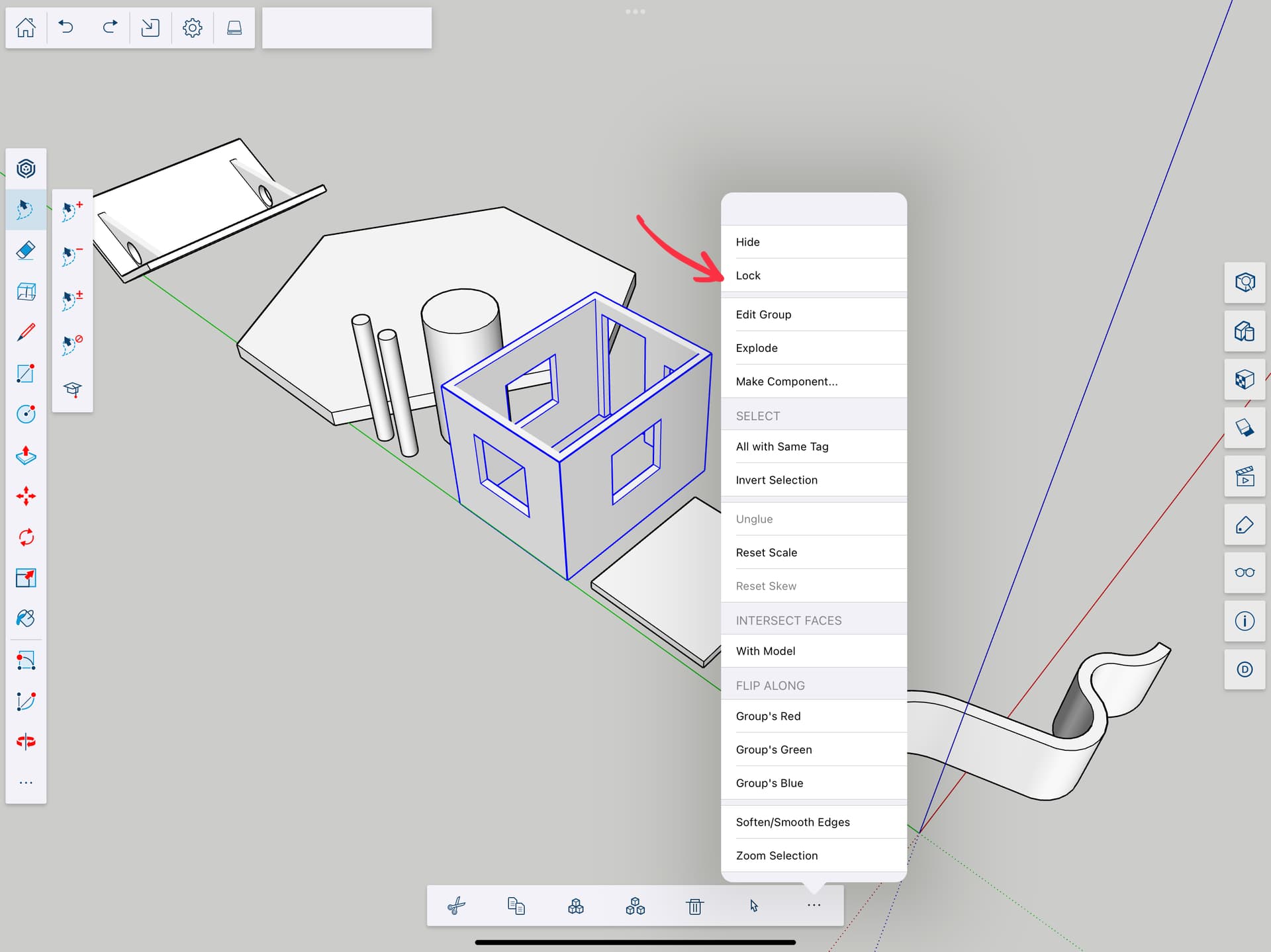 Tag Layer Locking SketchUp For IPad SketchUp Community