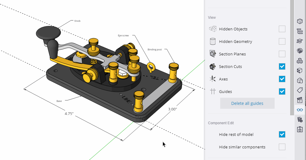 Removing Guide Lines SketchUp Go SketchUp Community