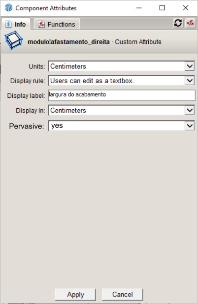 Pervasive detail in component attribute - Dynamic Components - SketchUp ... Pervasive detail in component attribute - Dynamic Components - SketchUp ...