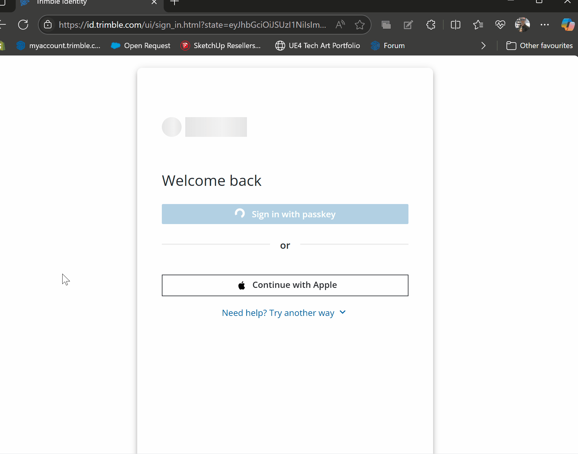 Trimble / SketchUp login page - put username and password fields on the same page - Feature ...