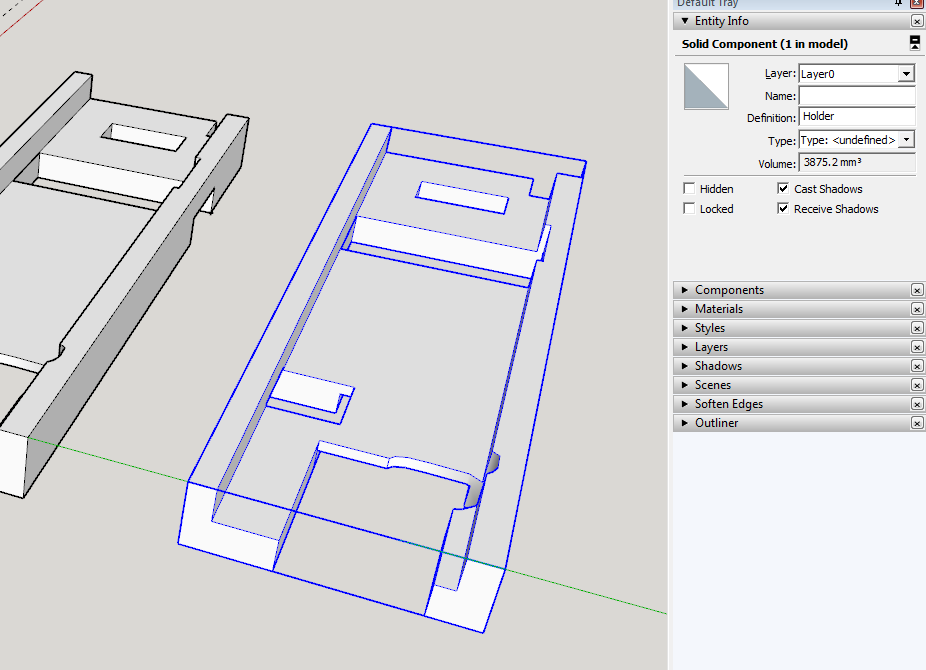 Push Tool Help - creating incomplete boxes - 3D Printing - SketchUp ...