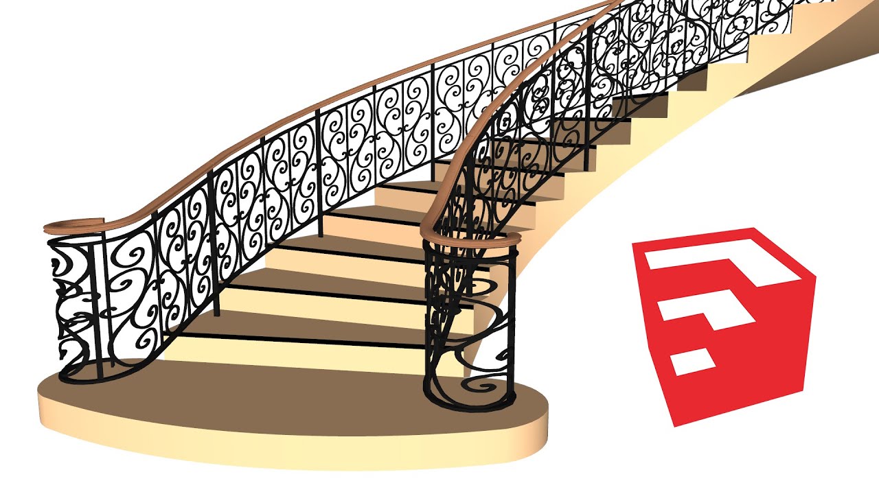How To Construct Curved Nautilus Spiral Staircase Balus SketchUp SketchUp Community