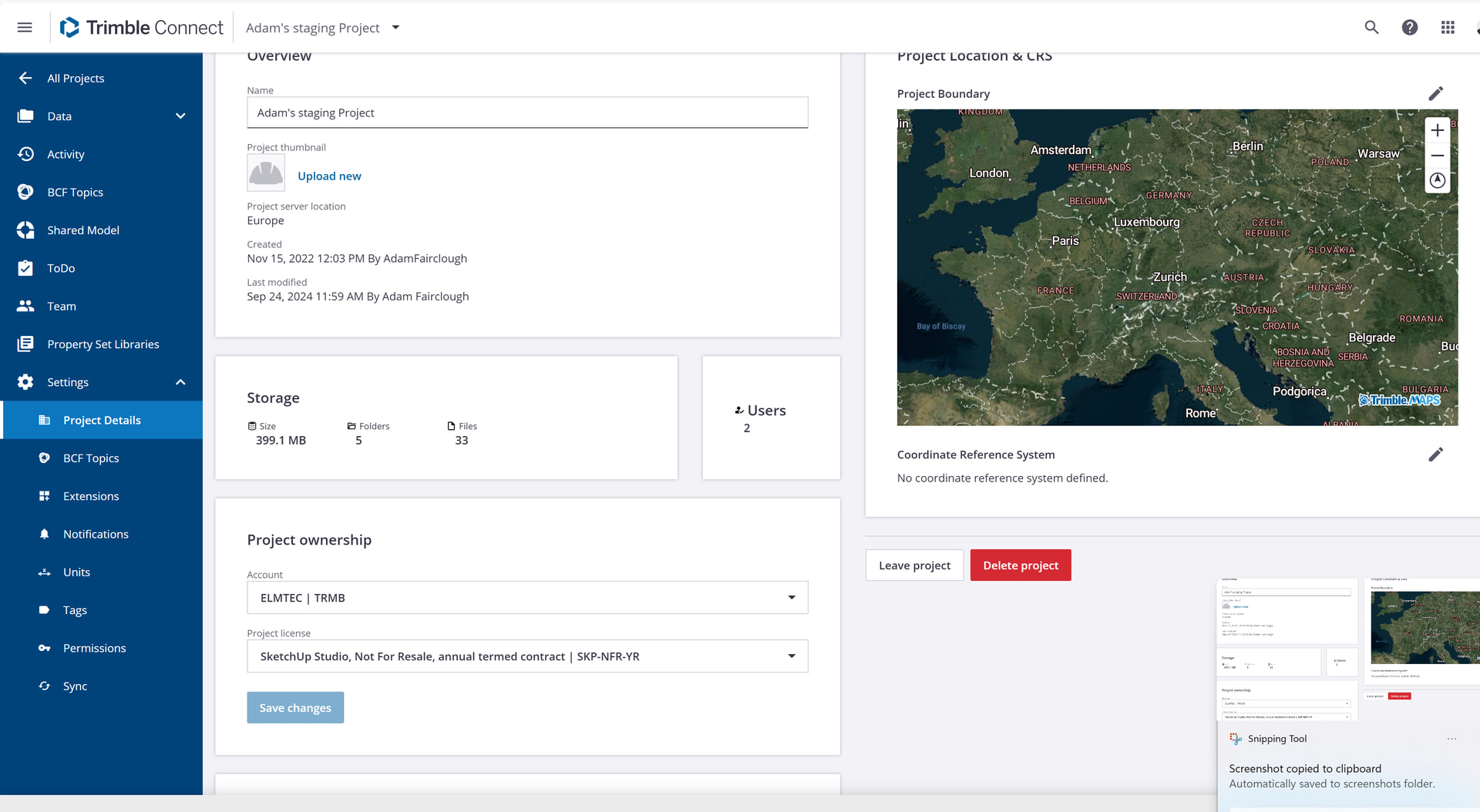 How to remove projects from Trimble Connect? - Trimble Connect - SketchUp Community