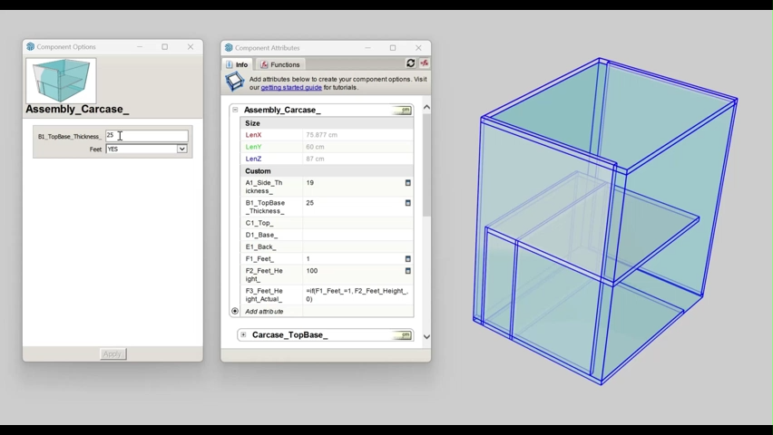Component Attribute | Options duplicating attribute - Dynamic Components - SketchUp Community