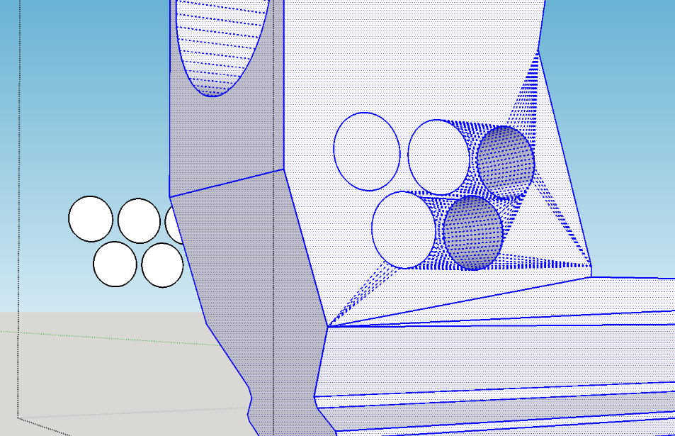 Intersect With Geometry Causing Insane Line Problems SketchUp