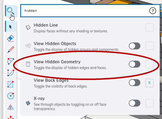 Hidden Geometry on paid plans - SketchUp - SketchUp Community