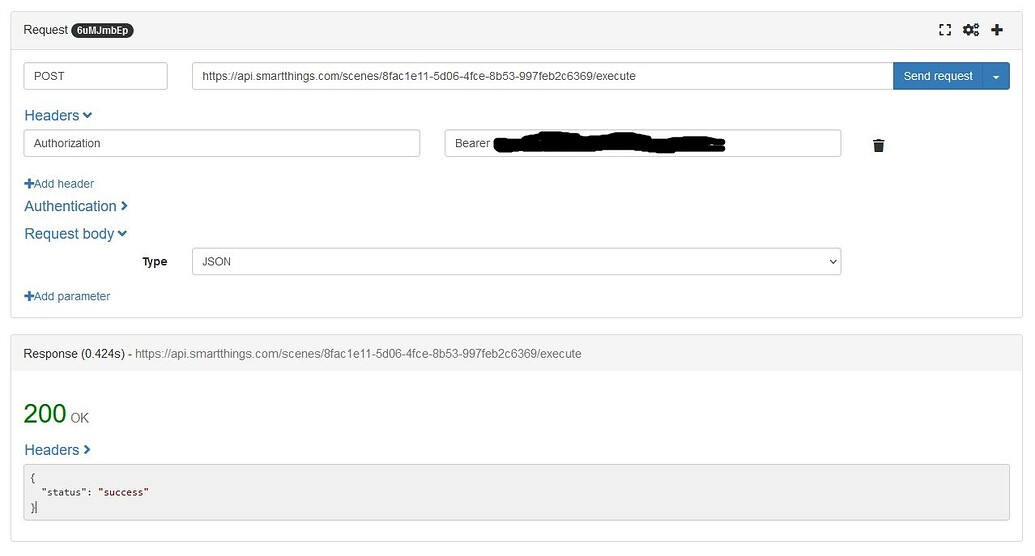 Getting Started With API call to control devices (Life after WebCORE) - Rules API - SmartThings ...
