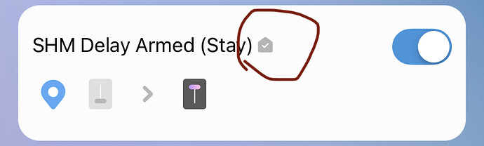 Routine check icon what does it mean? - SmartApps & Automations - SmartThings Community