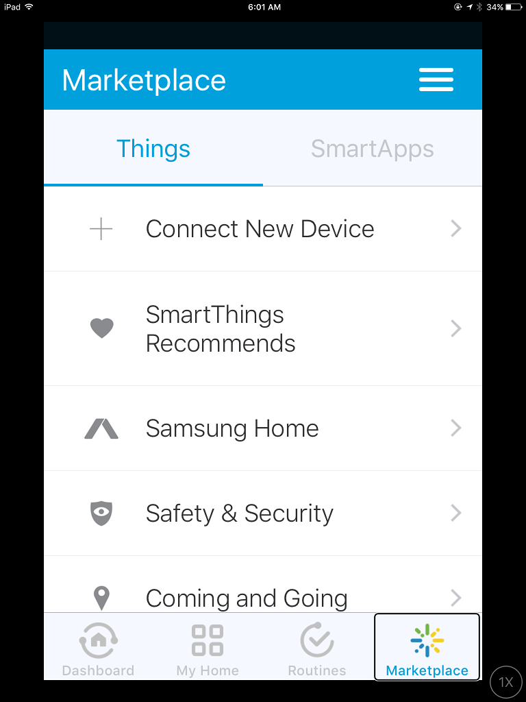 FAQ: use a button controller to turn on a virtual switch to run a routine to change SHM alarm ...
