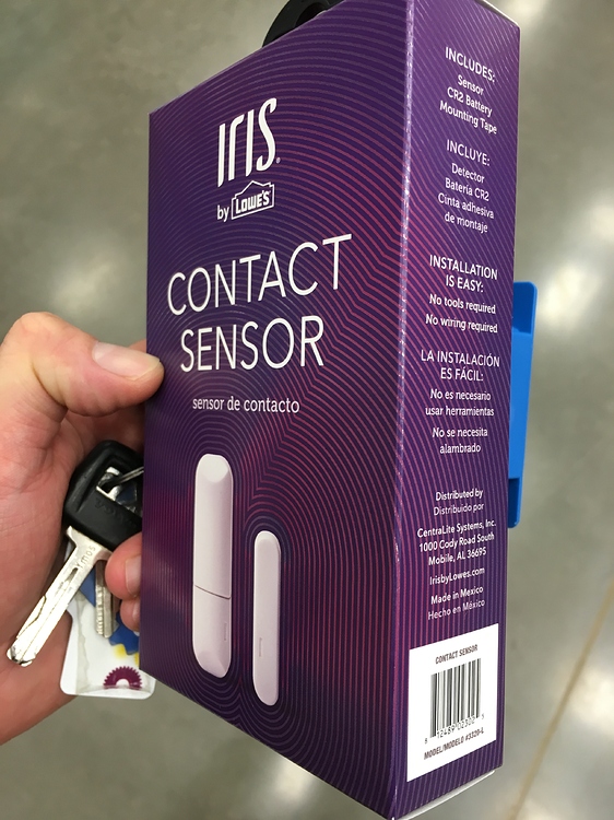 Lowe's Iris Sensors (New CentraLite models) - Connected Things ...