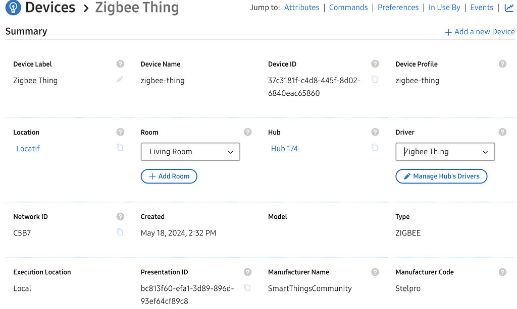2 Hubs, 2 Thermostats of the Same Model, One Hub Sees it as a Zigbee Thing - Help! - Devices ...