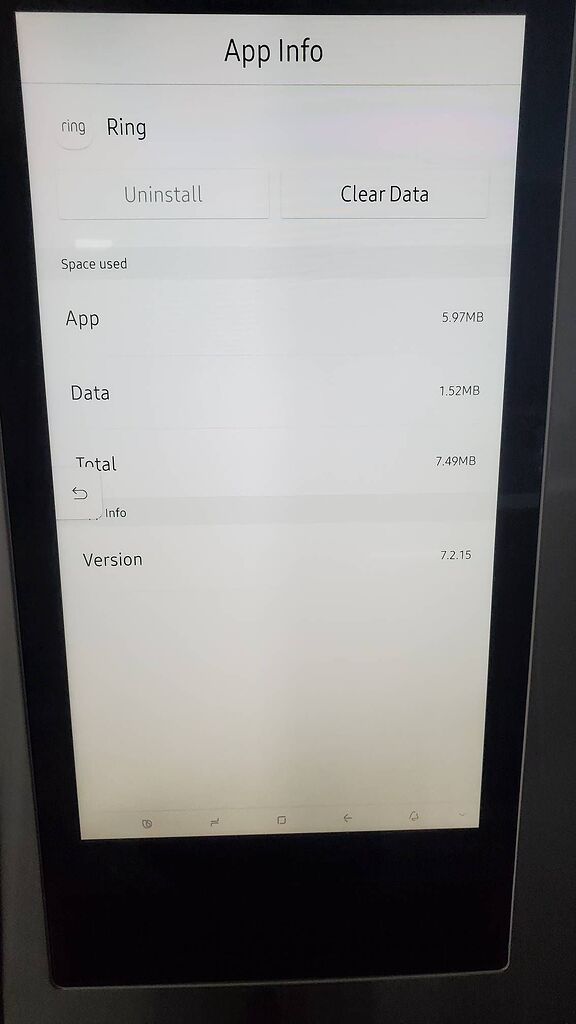 Ring Cameras Says Need Software Update on Family Hub Refrigerator But ...
