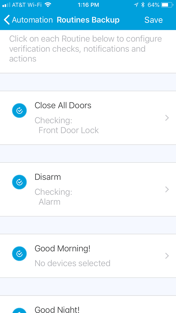 [classic] Routines Backup Verify Double Check Your Routine Execution Notify And Take Actions