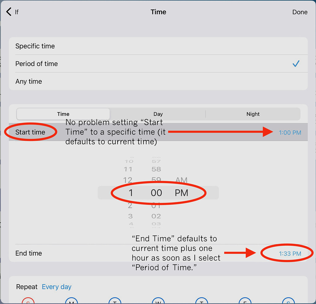 Bug in Routine with Period of Time based on Sunset? - SmartApps & Automations - SmartThings ...