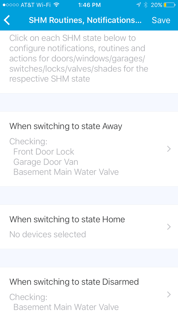 [CLASSIC] SHM Routines, Notifications and Actions - Run Actions when SHM changes modes ...