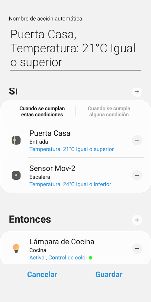 Setting Led Color Based On Ranges Of Temperature Sensor Smartapps And Automations Smartthings