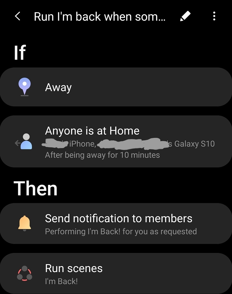 Phone as presence sensor not triggering automations in new app - SmartApps & Automations ...