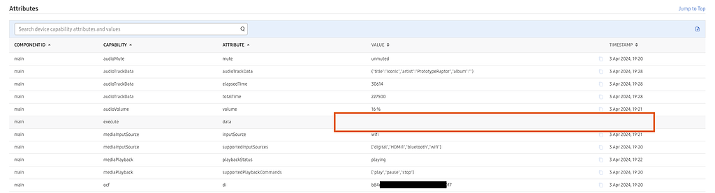 HW-Q930B execute data empty - Support - SmartThings Community