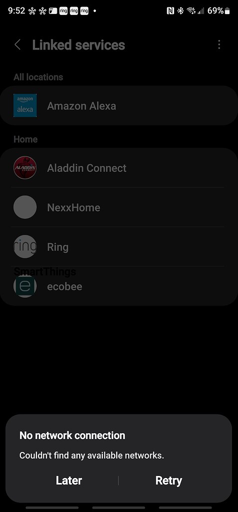 NexxHome Account Linking - Connected Things - SmartThings Community
