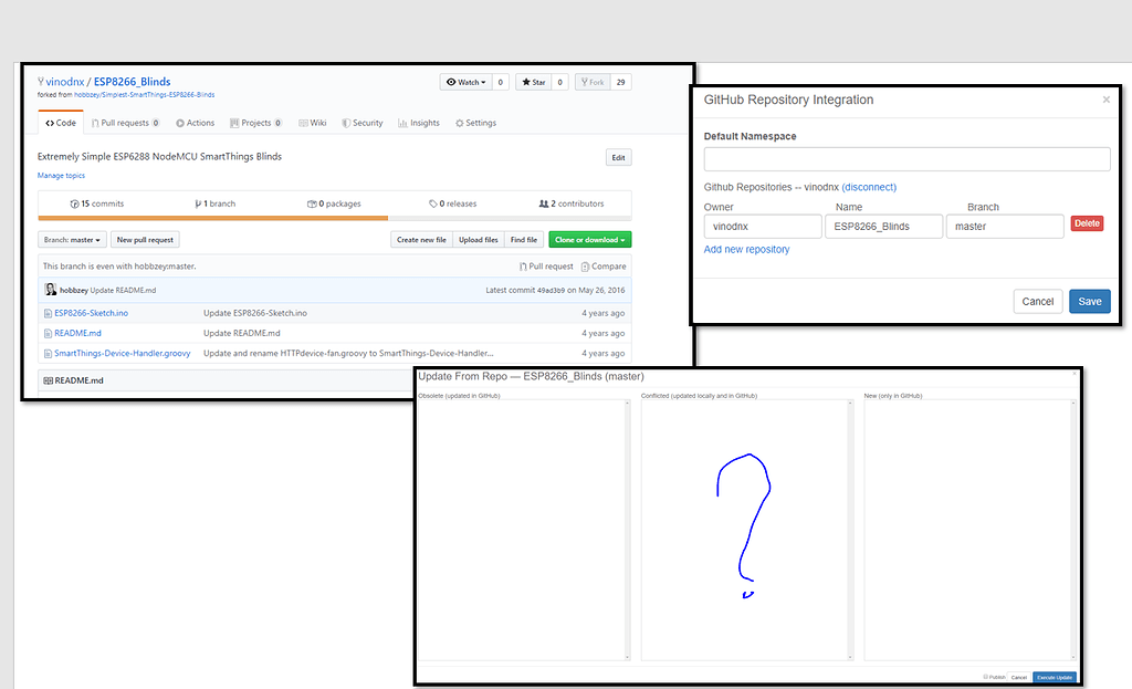 Not able to see my Repo - General Discussion - SmartThings Community