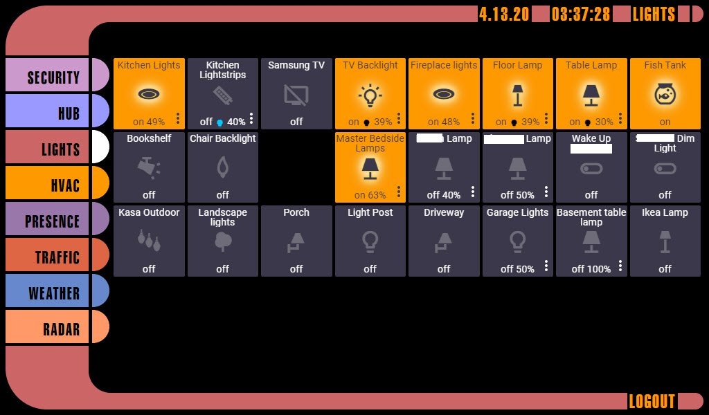 [RELEASE] LCARS FrontEnd for ActionTiles, DakBoard, EnvisaLink, and ...