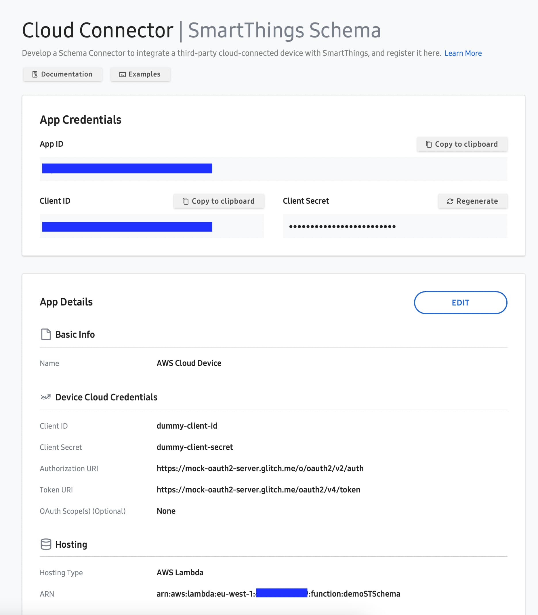 Basic C2C Schema demo with AWS Lambda - Support - SmartThings Community