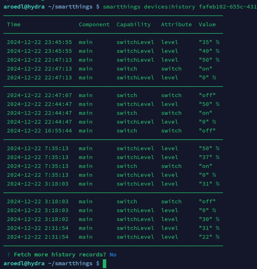Understanding what the CLI logs are - Page 2 - Apps & Clients - SmartThings Community