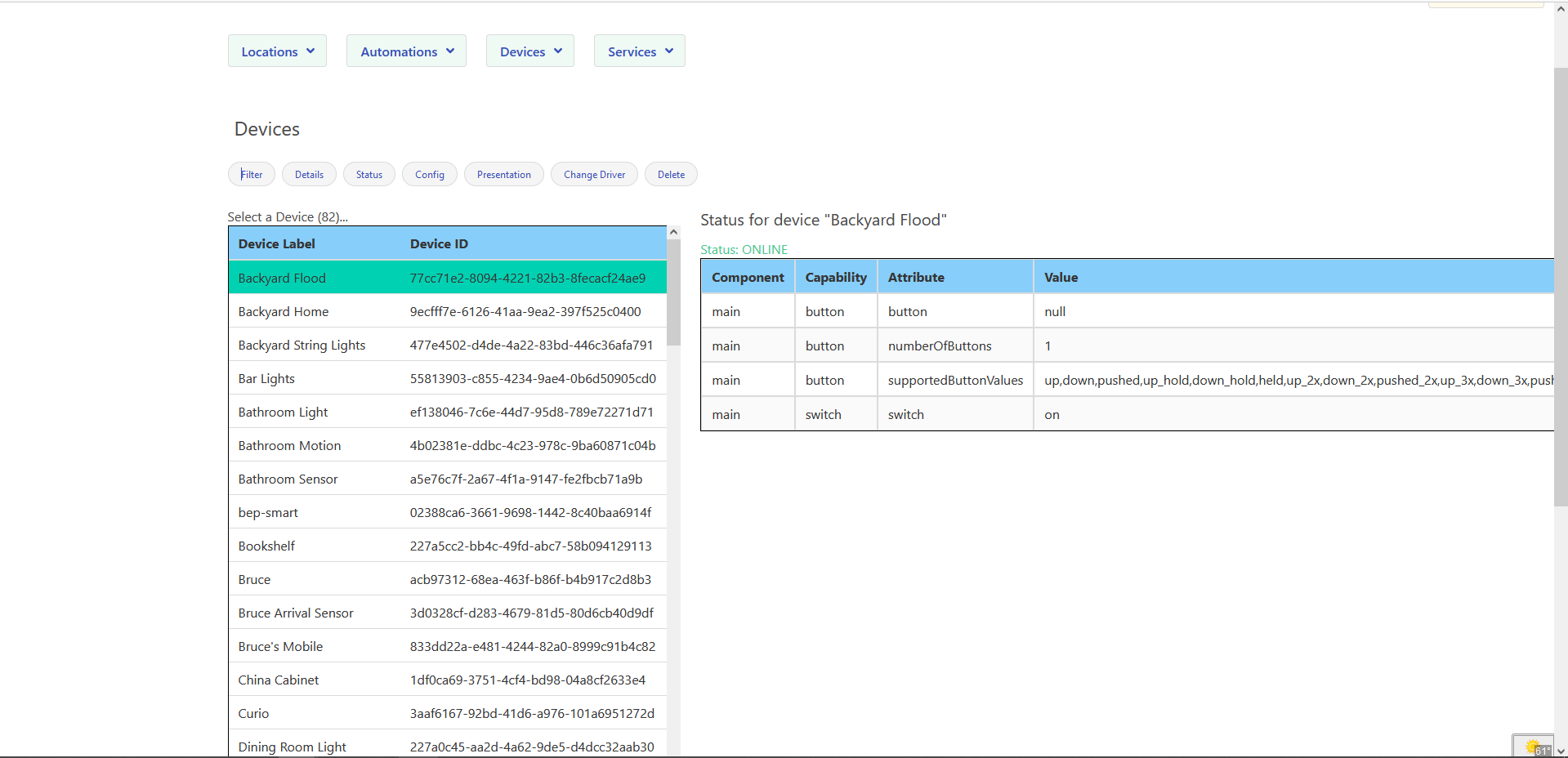 SmartThings API Browser+ ... Now Available to All - Page 7 - Apps ...