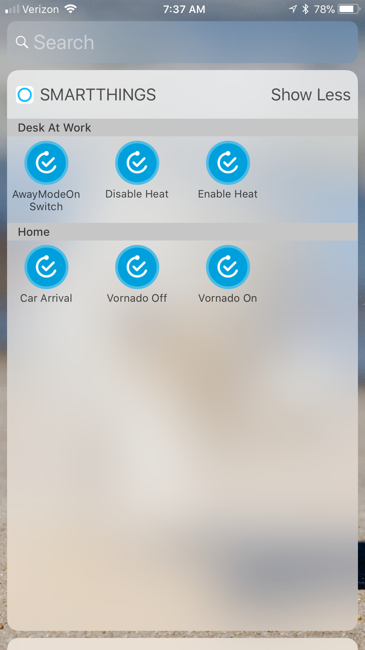 Smart Things Widget is taking extra wasted space on iOS 11 - iOS ...