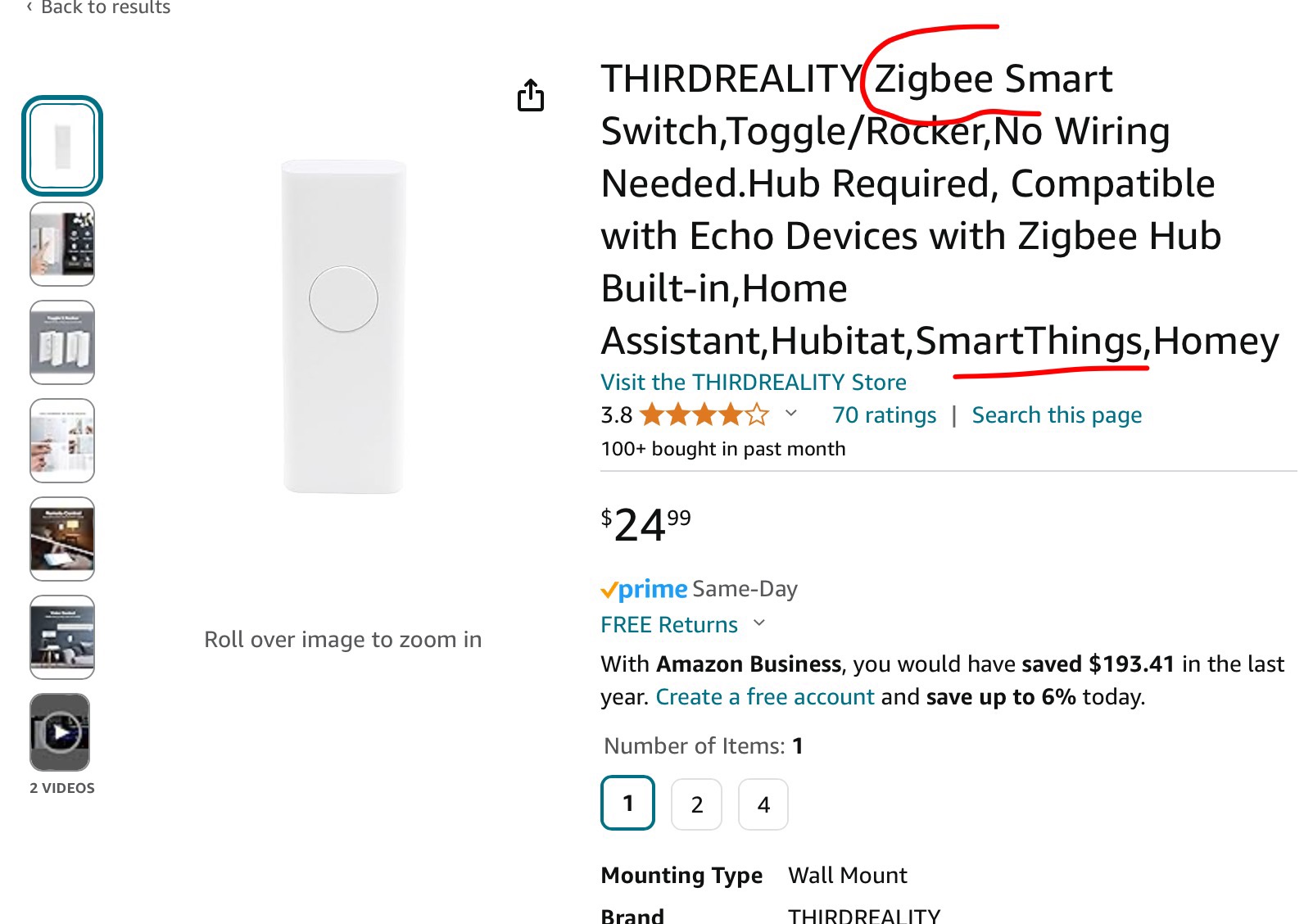 Third Reality Smart Switch Gen3 not pairing to Smartthings hub - Devices & Integrations ...