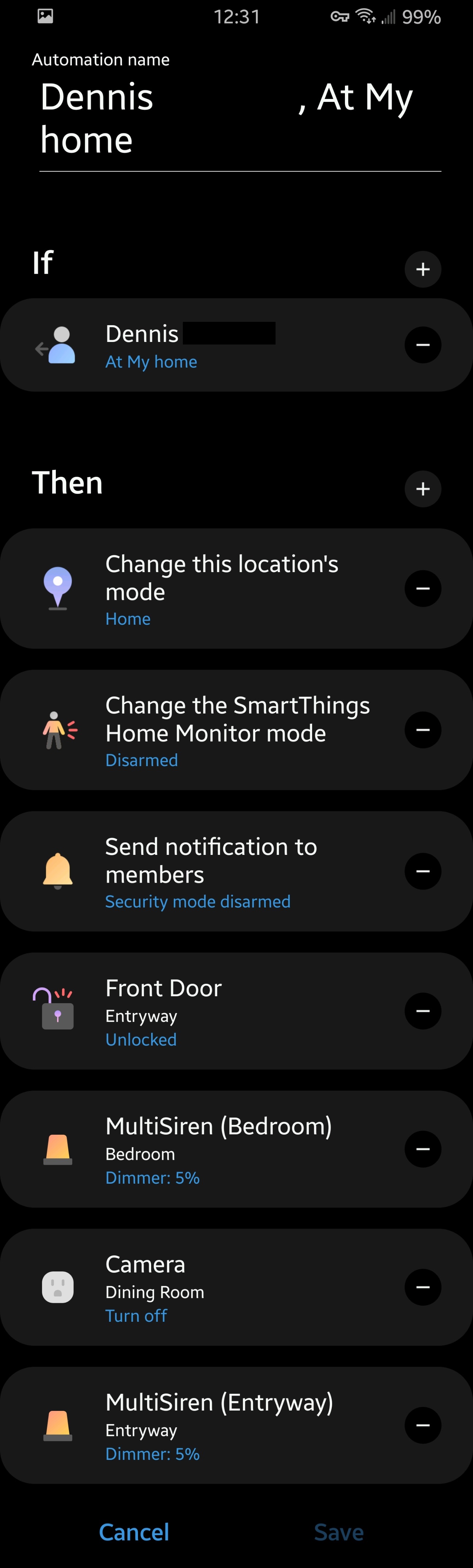 Smartthings home monitoring disarming stopped working (June 2021) - SmartApps & Automations ...
