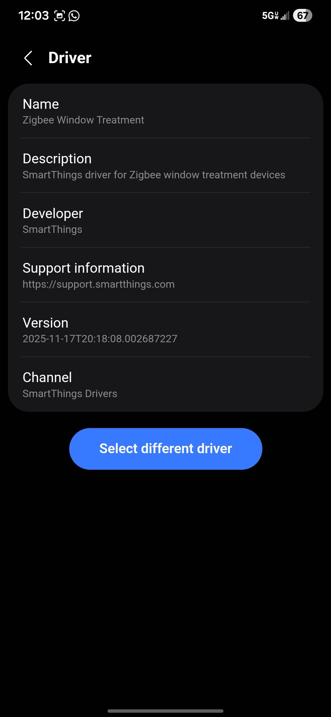 Smartthings Shades / window treatment driver bug - Devices ...
