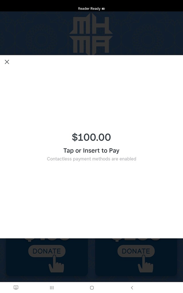 Customize tap to pay page - Questions - Square Developer Forums