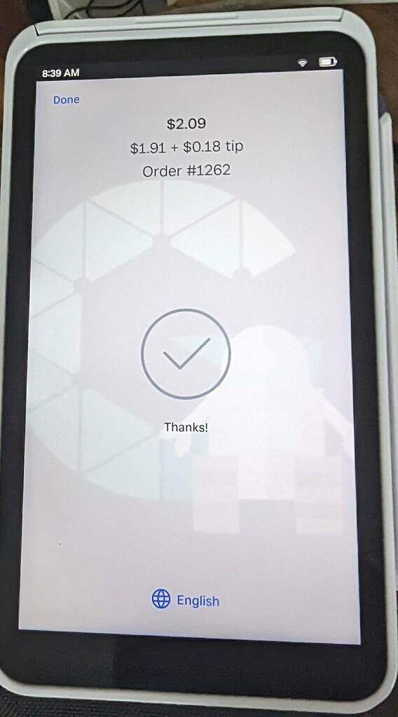 Bug adding Tip to Terminal Checkout - Questions - Square Developer Forums