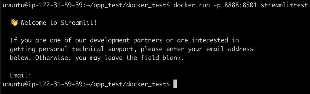Running Streamlit in Docker - Using Streamlit - Streamlit