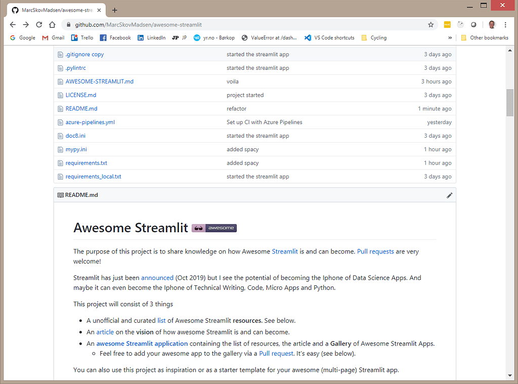 Awesome-streamlit resources and gallery - Show the Community! - Streamlit