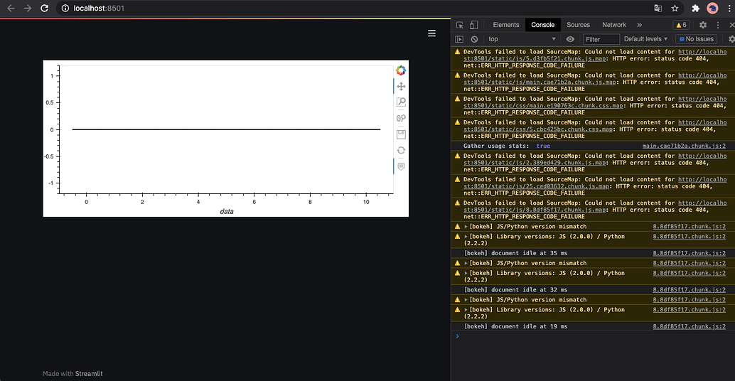 Automatically updating plots using data streams - Using Streamlit - Streamlit
