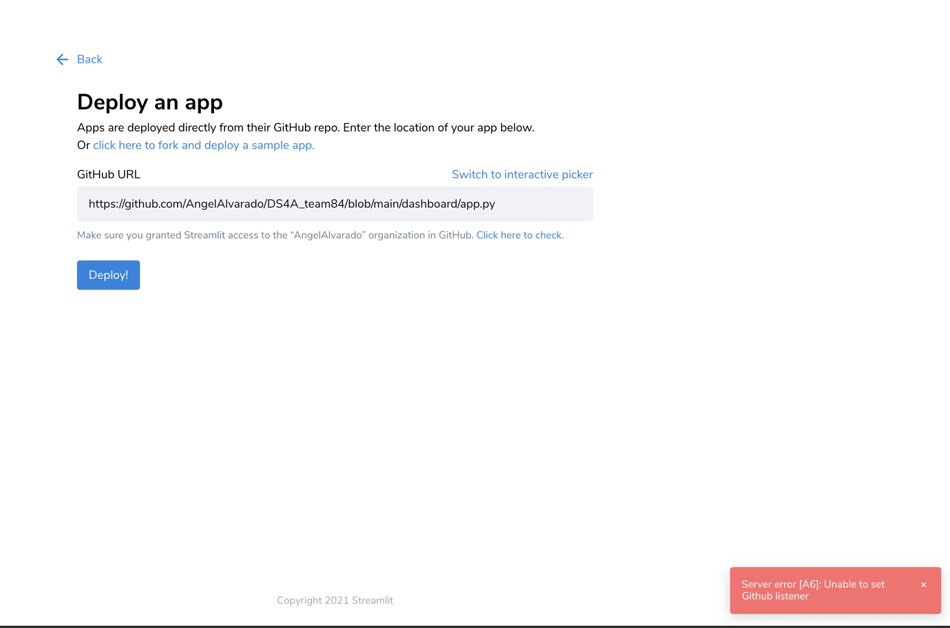 Hosting streamlit on github pages - #21 by argira - Deployment - Streamlit