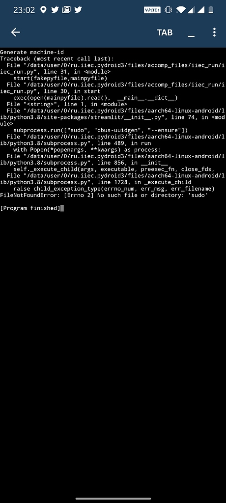 Streamlit installation in pydroid3 android app - Using Streamlit ...