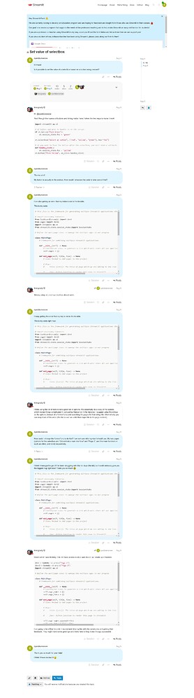 Streamlit selectbox setting value - Using Streamlit - Streamlit