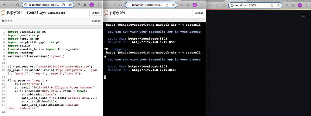 Streamlit run blank result - Using Streamlit - Streamlit