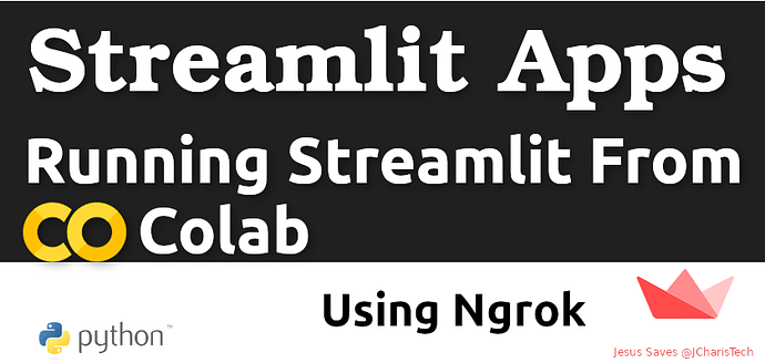 Problem with Google Colab while Using Streamit - Using Streamlit ...
