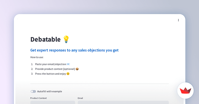 Responding To Sales Objections With Ai Show The Community Streamlit 