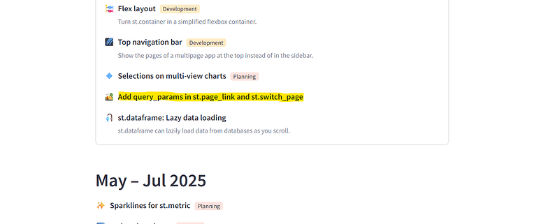 Query_params in st.page_link and st.switch_page - Using Streamlit - Streamlit