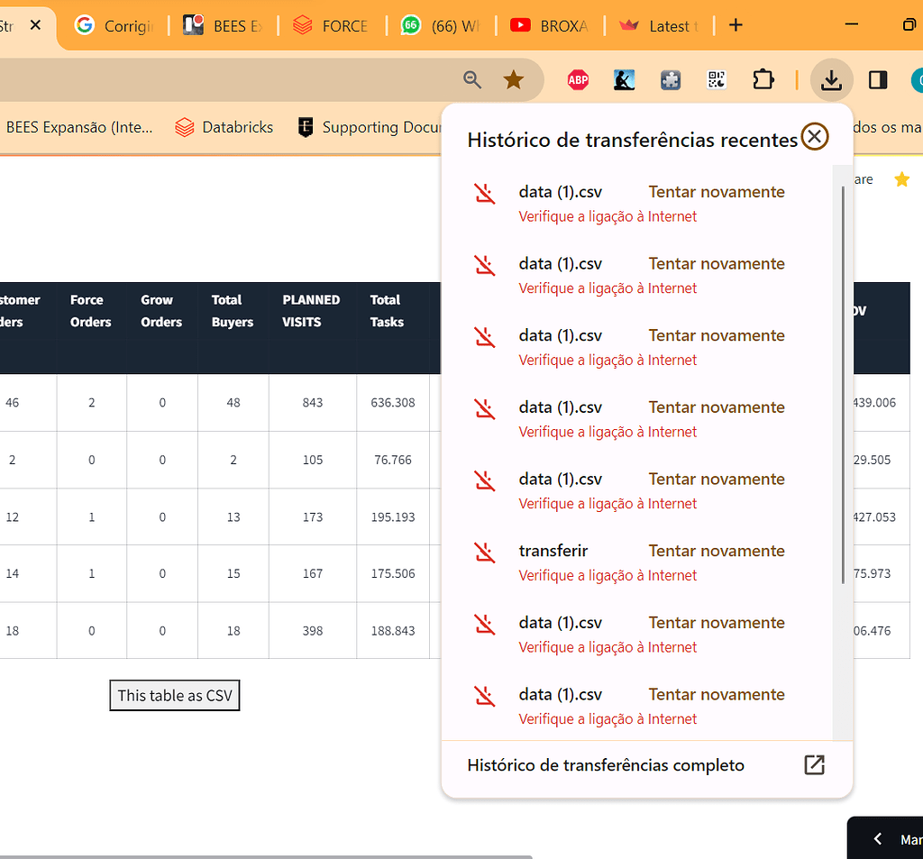 Cannot download csv from Button - Using Streamlit - Streamlit