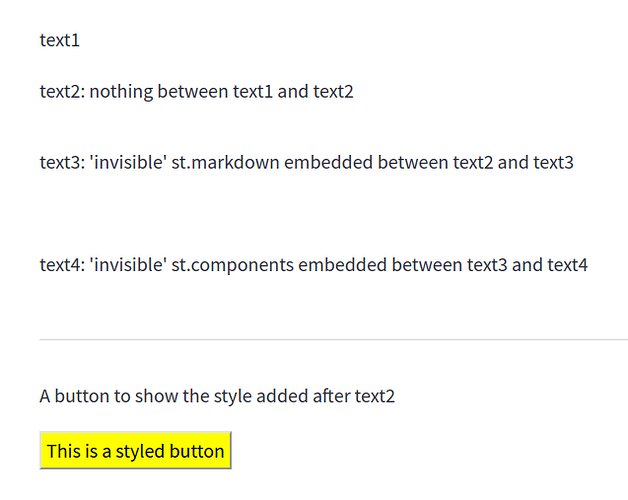 Embedding Css And Html Leaves White Space In The Page Using Streamlit Streamlit