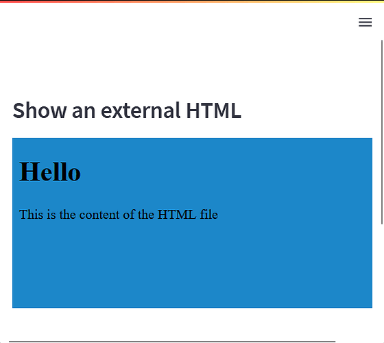 Is it possible to display an html file in streamlit? - Using Streamlit ...
